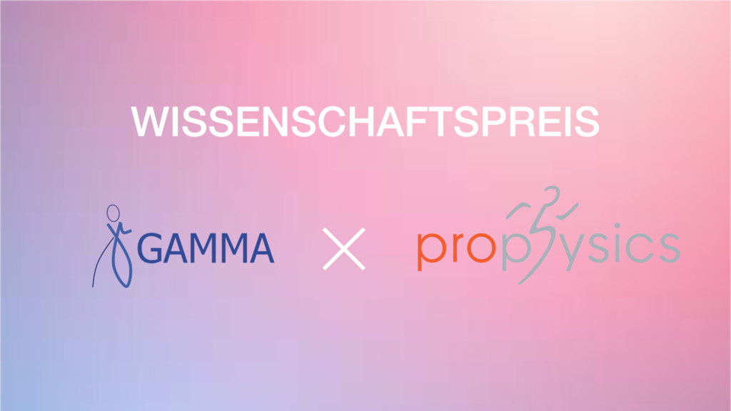 Prophysics AG - GAMMA Science Award - Prophysics AG